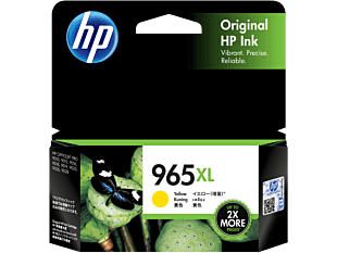HP 965XL High Yield Yellow Original Ink Cartridge (3JA83AA) - Shop HP ...