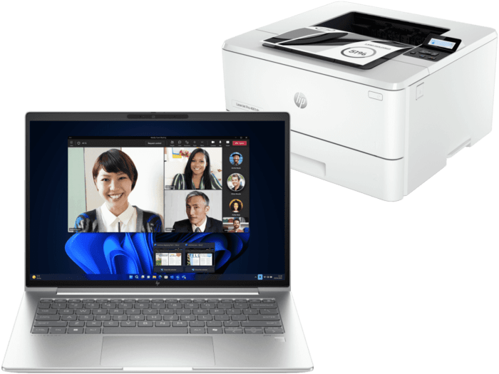 HP EliteBook 660 16 inch G11 Business Laptop, Silver + HP LaserJet Pro ...