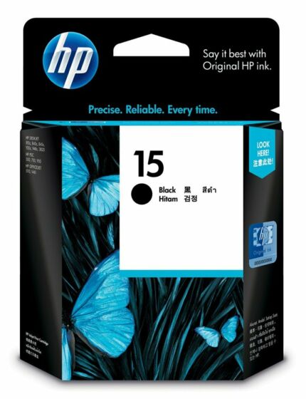 HP 15 Black Original Ink Cartridge (C6615DA) - Shop HP.com Australia