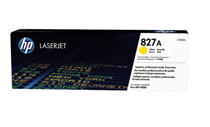 HP 827A Yellow Original LaserJet Toner Cartridge - (CF302A) - Shop HP ...