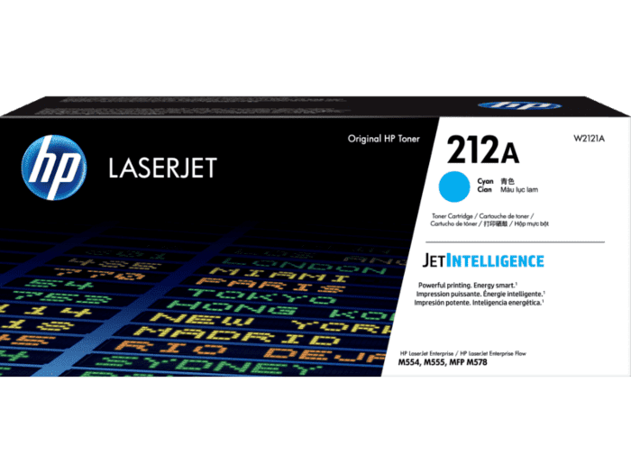 HP 212A Cyan Original LaserJet Toner Cartridge - (W2121A) - Shop HP.com ...