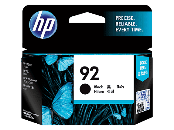 HP 92 Black Original Ink Cartridge - (C9362WA) - Shop HP.com Australia