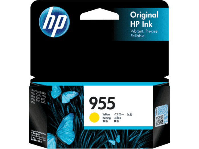 HP 955 Yellow Original Ink Cartridge | HP Store Australia